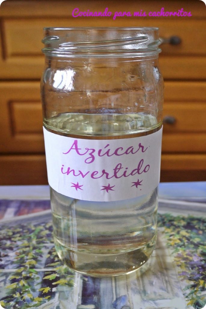 Azúcar invertido. Receta de azúcar invertido para hacer helados caseros.